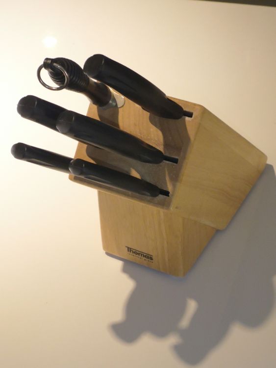 7-Teiliges Messerset mit Messerblock Thomas + 5 Messer Z.P.I (Gebraucht ...