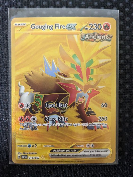 Pokémon Temporal Forces - Gouging Fire EX 214/162 ( EN ) (Neu (gemäss ...