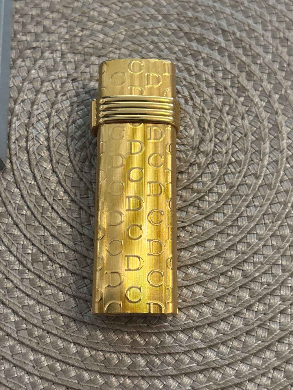 Briquet Christian Dior plaqué or, vintage de collection! (D'occasion) à ...
