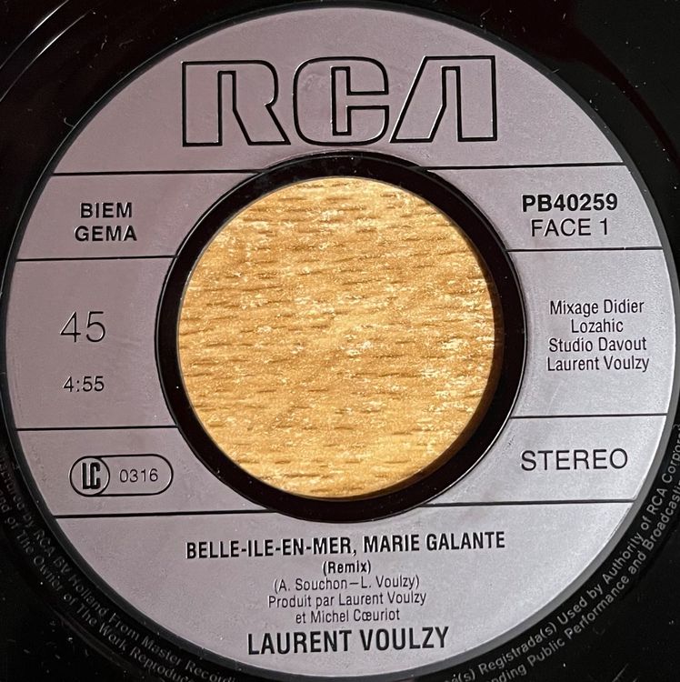 LAURENT VOULZY - BELLE-ILE-EN-MER MARIE-GALANTE | Kaufen auf Ricardo