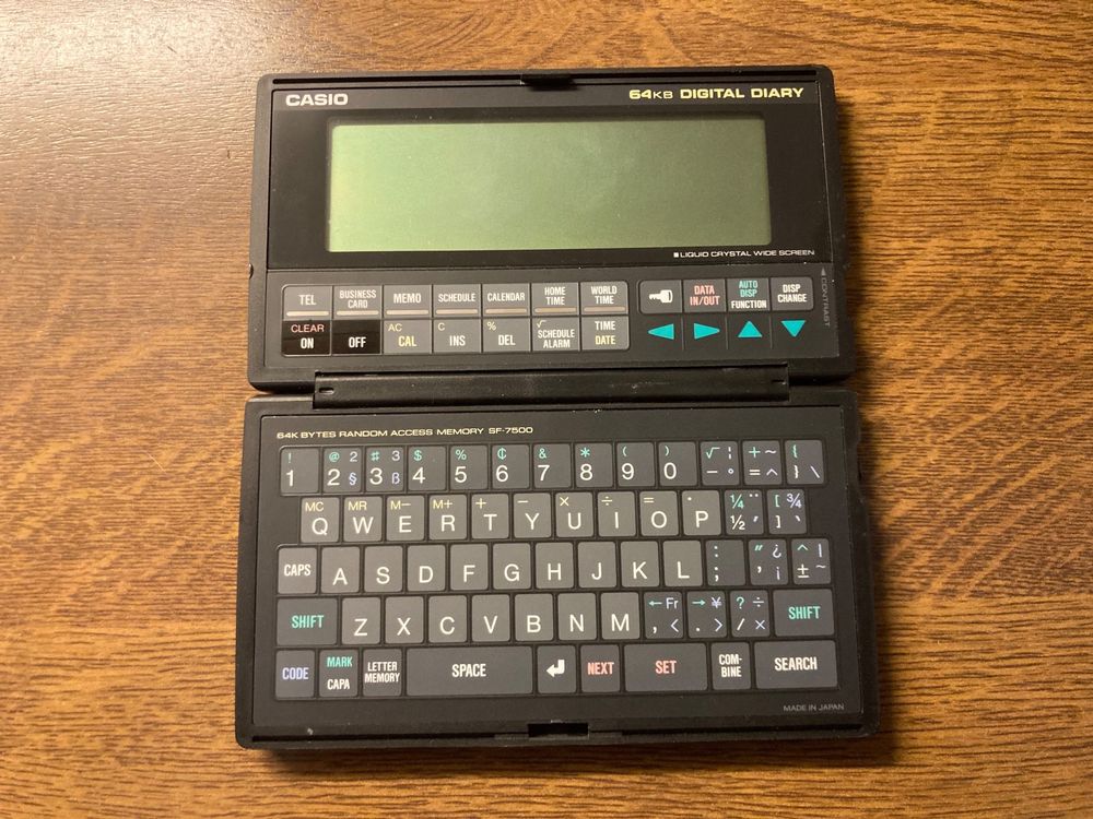 Casio SF-7500 digital diary | Kaufen auf Ricardo