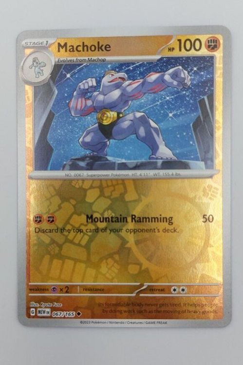 Machoke Reverse Holo (067/165 Set MEW 151) NM / ENG (Gebraucht) in COINTRIN für CHF 1.5 – mit ...