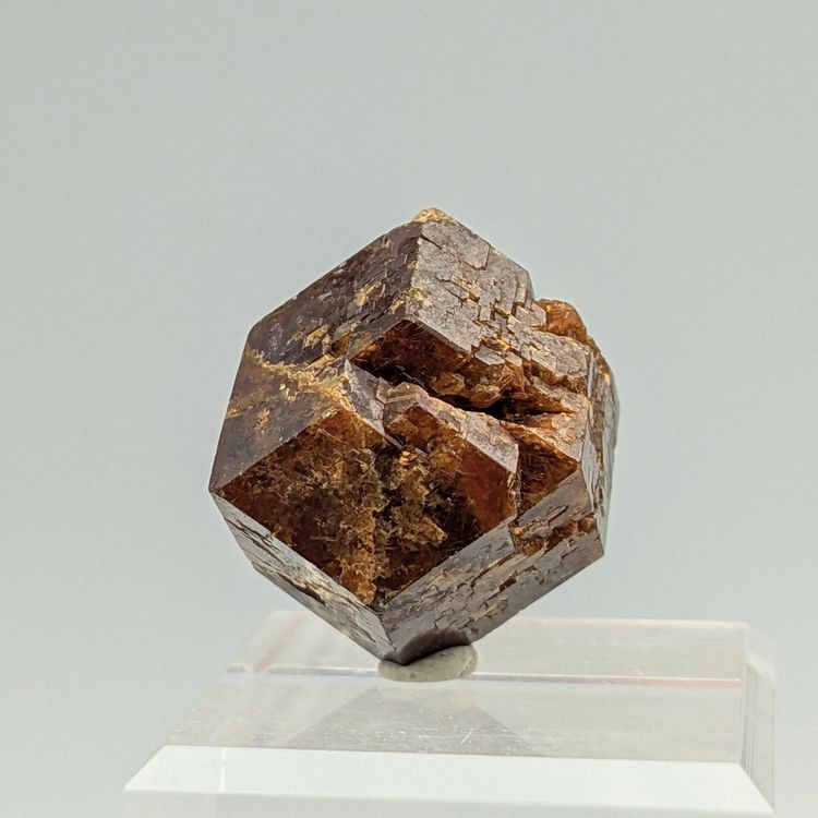 Geode aus GROSSULAR, GRÜNER GRANAT mit Muskovit, Mali (Neu (gemäss ...