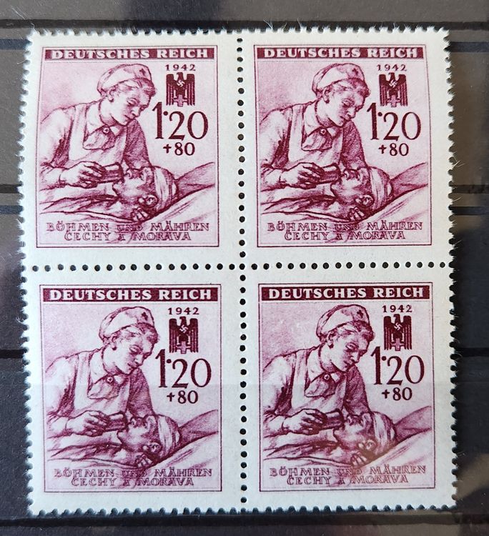 DR Böhmen und Mähren-Mi 112 Viererblock (Neu und originalverpackt) in Hittnau für CHF 2 – mit ...