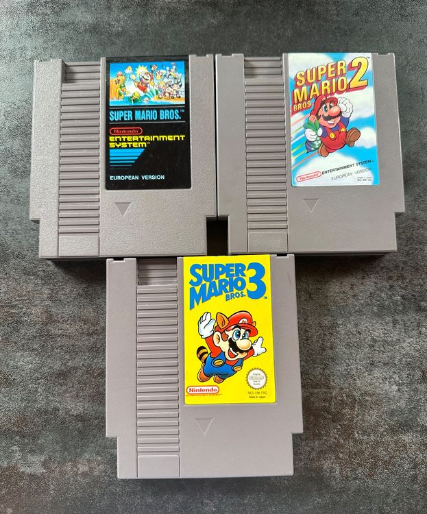 Super Mario Bros 1 , 2 & 3 - Nintendo NES (Gebraucht) in Kaiseraugst ...