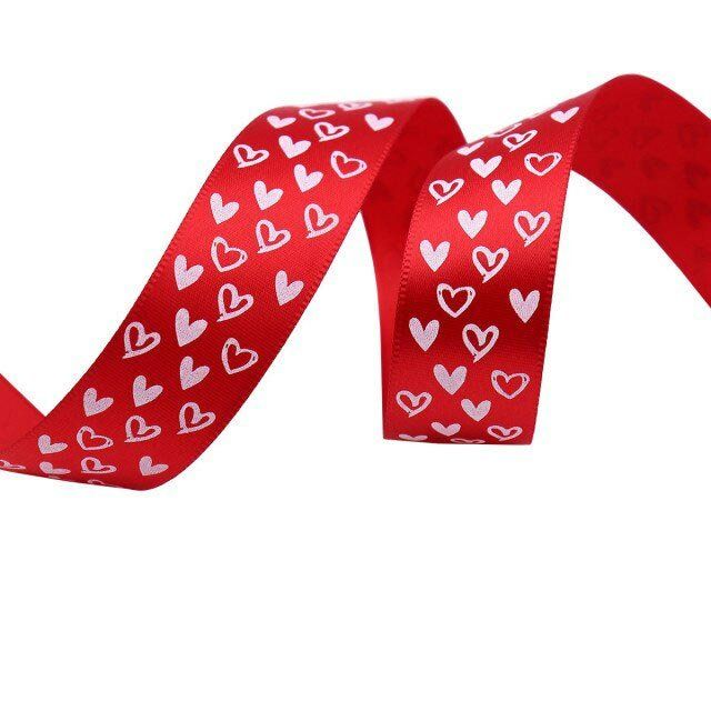 Geschenkband Love Herzen 25 mm, 4,5 Meter (Neu und originalverpackt) in ...