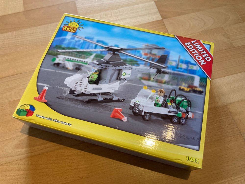 Cobi Set 1983 BP Hubschrauber, kompatibel mit Lego | Kaufen auf Ricardo
