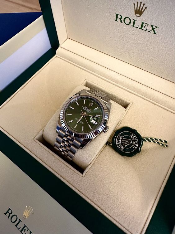 Neue Rolex Datejust 41mm in Mint green! | Kaufen auf Ricardo
