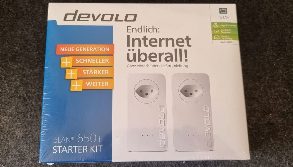 Devolo dLan 650 + Starter Kit (Neu und originalverpackt) in Rebstein ...