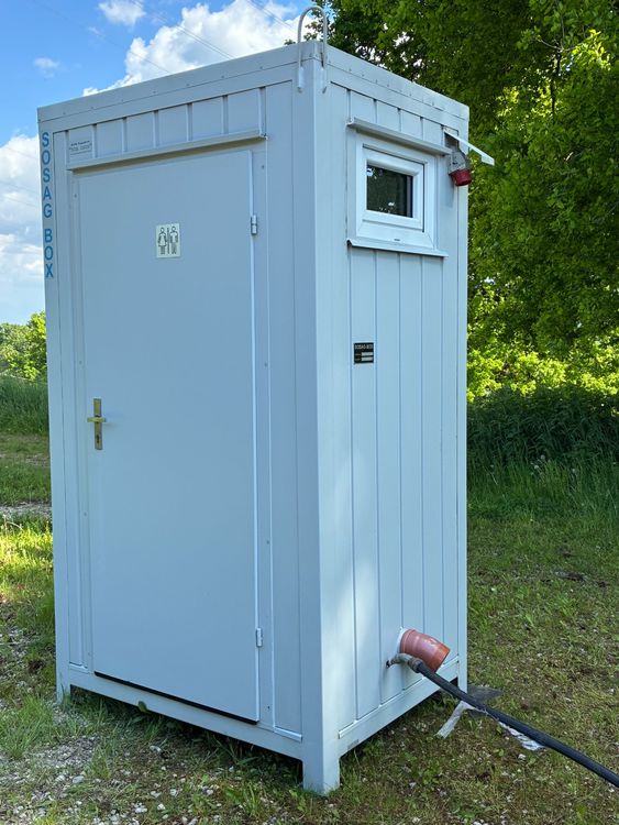 SOSAG WC Box - Mobile, anschliessbare WC-Kabine (Gebraucht) in Cordast ...