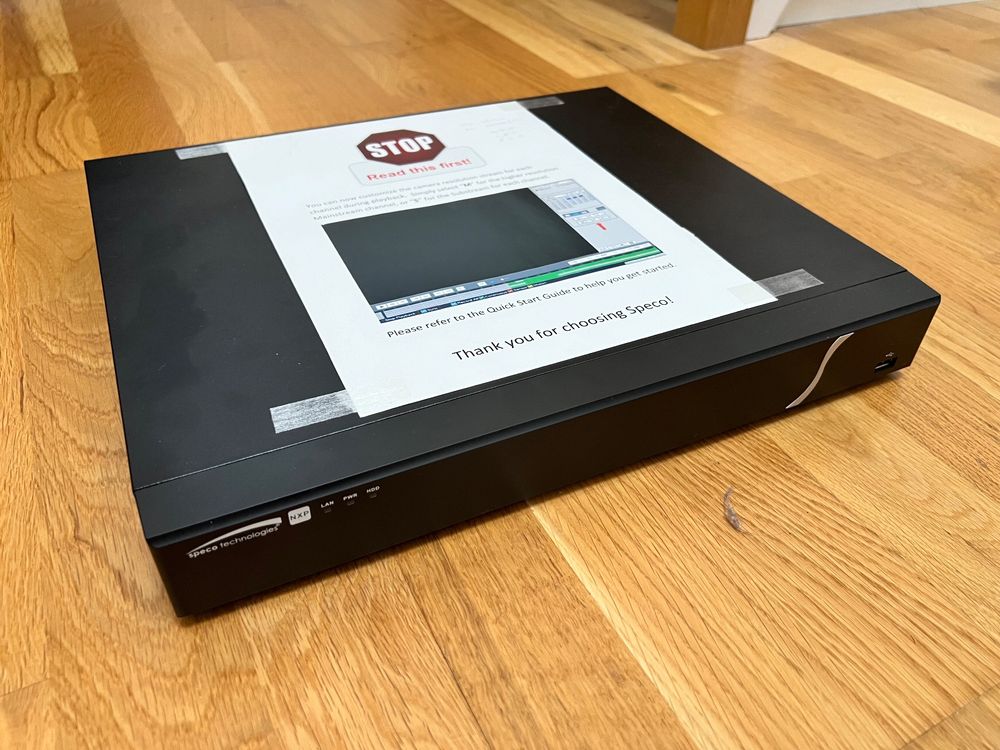 Network Video Recorder Speco Technologies NXP 8Channel 4TB (Neu (gemäss ...