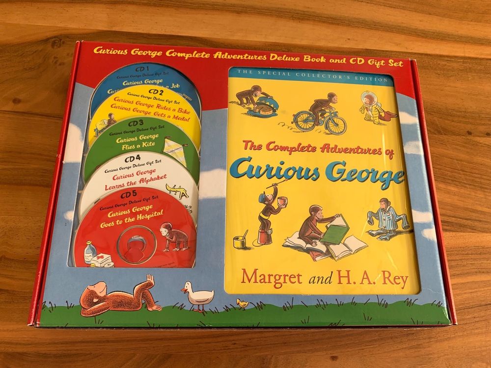Rar: Curious George Complete Adventures Deluxe Book and CD (Neu und ...