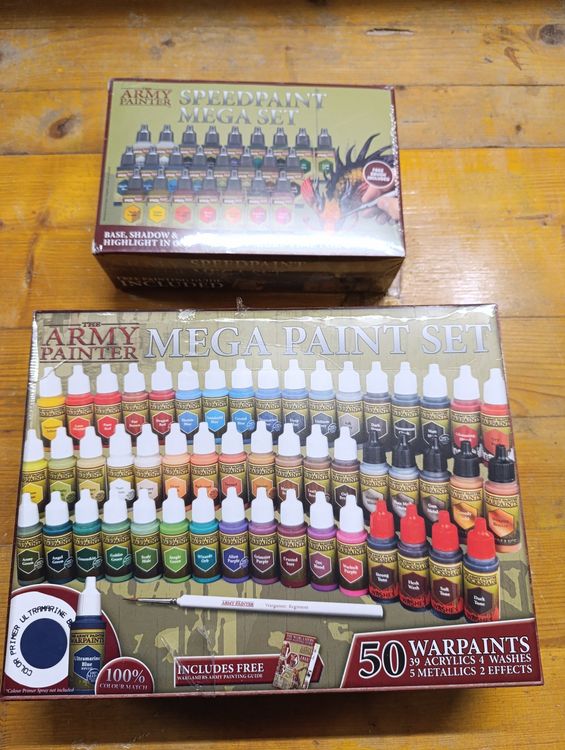 Armypainter Mega Paint Set und Speedpaint Mega Set im Doppel (Neu und ...