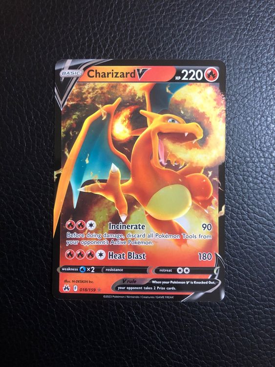Crown Zenith Charizard 18/159 NM-M Ab 1 | Kaufen auf Ricardo