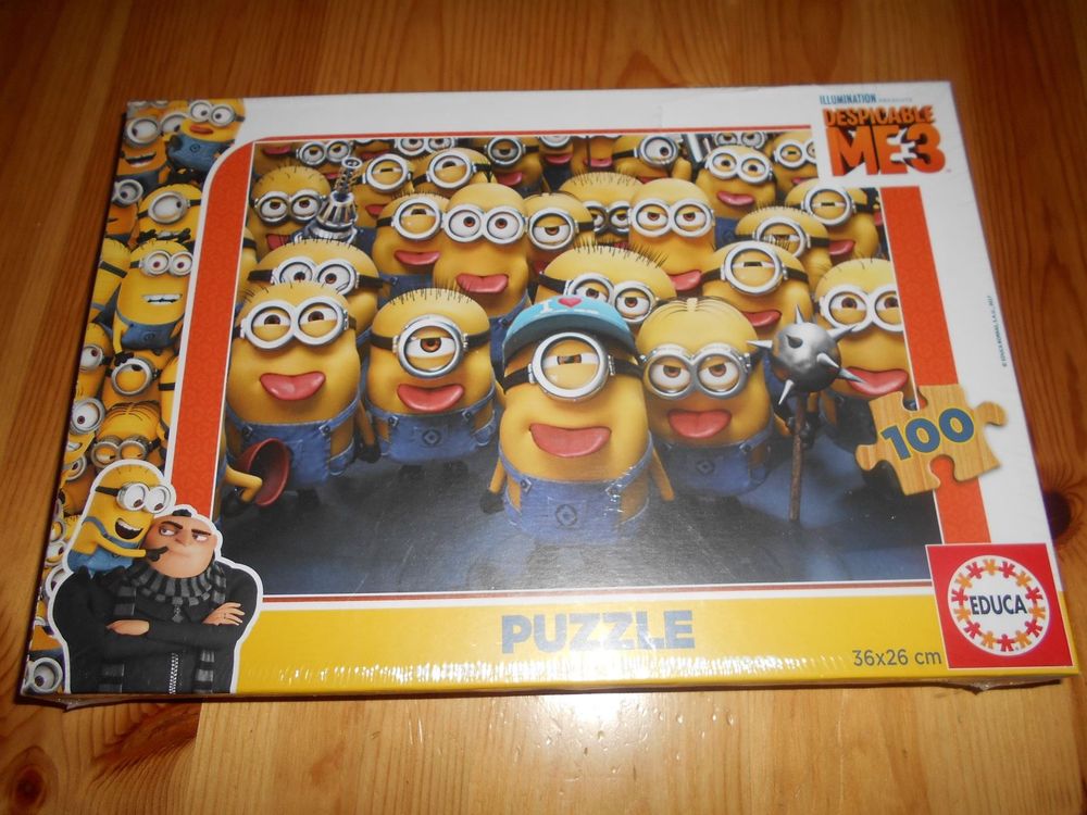 Minions Puzzle aus Holz 100 Teile | Kaufen auf Ricardo