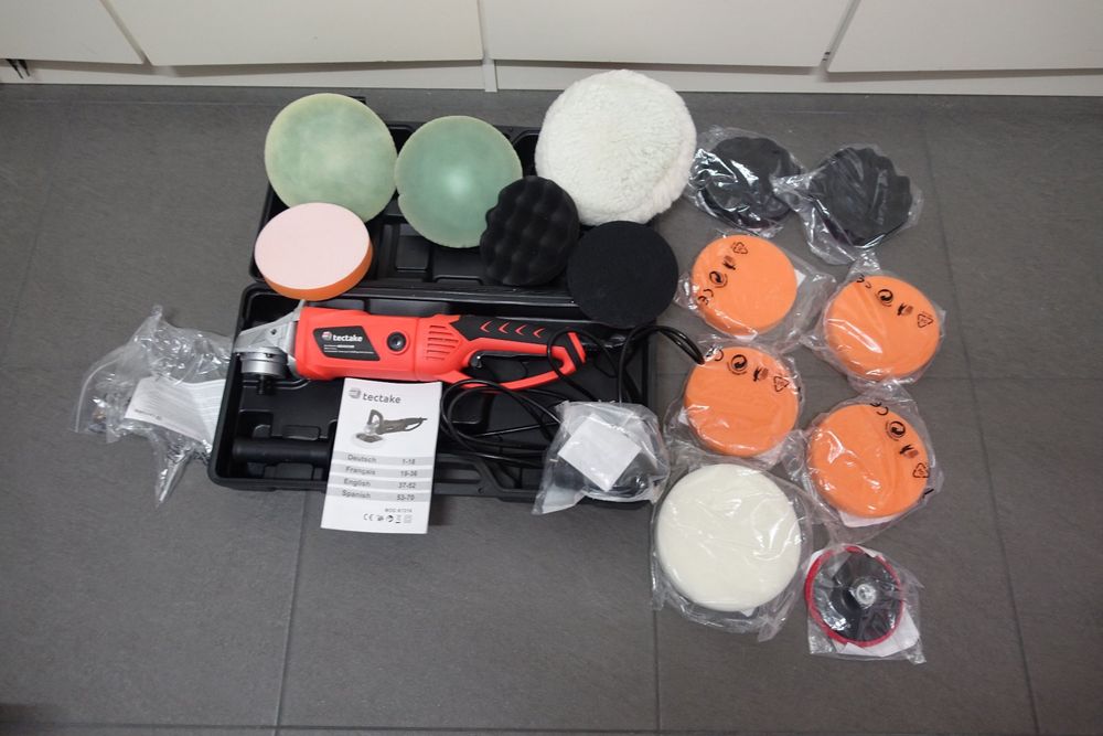 Tectake Poliermaschine fürs Auto oder Schiff, 1600 W (Gebraucht) in ...