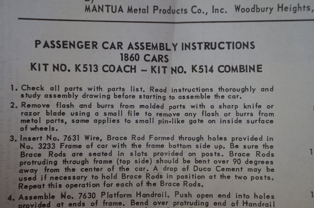 Original Tyco Mantua H0 Modellbahn Kit 60-er Jahre in OVP (Gebraucht) in Kerns für CHF 20 – mit ...