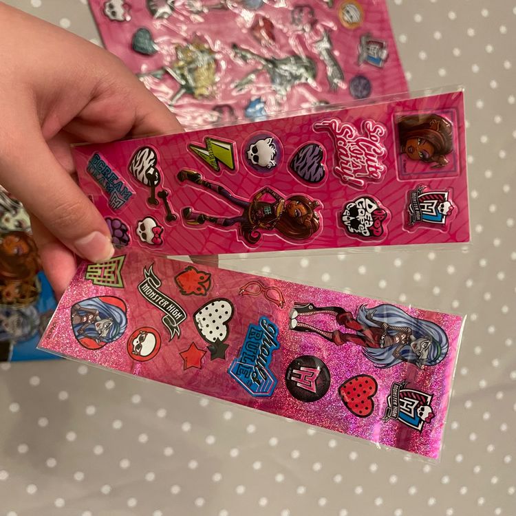 NEU: Monster High Sticker Set & Album Sammler (Neu und originalverpackt ...