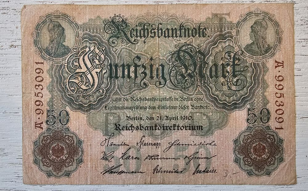 50 mark 1910 (Gebraucht) in Nidau für CHF 1 – mit Lieferung auf Ricardo kaufen