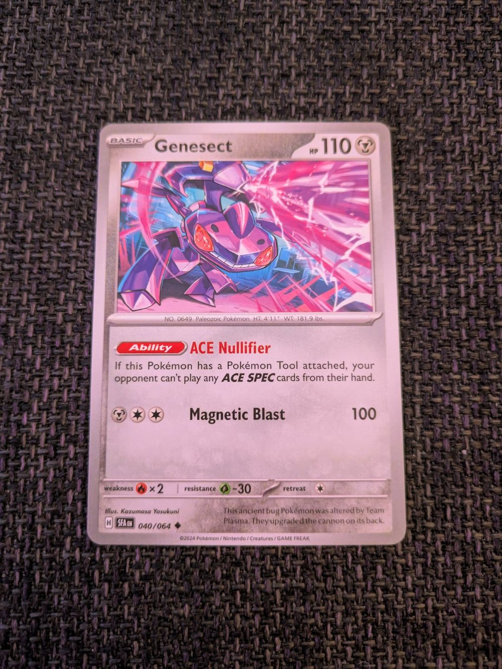 GENESECT, SHROUDED FABLE, SFA40, UNC, 2024, ENG, NM/MT (Gebraucht) in ...