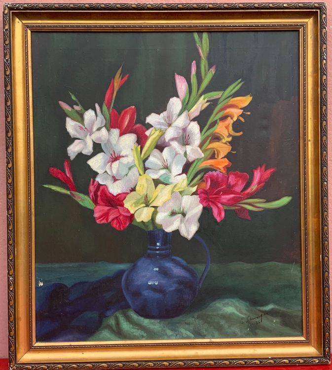 Stilleben Gemälde unleserlich signiert | Kaufen auf Ricardo