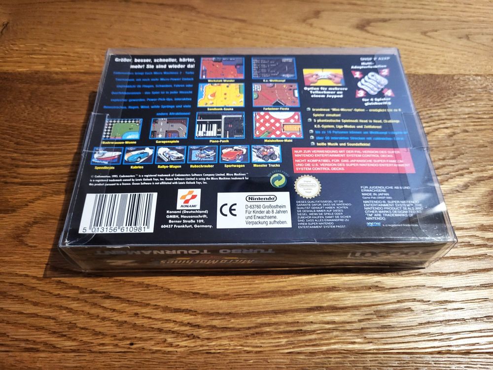 Super Nintendo SNES - Micro Machines 2 Turbo Tournament OVP | Kaufen ...