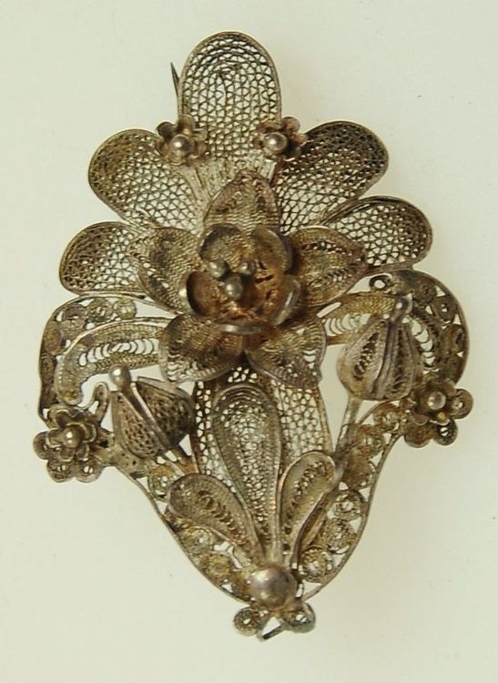 Filigrane Trachtenschmuck Brosche Silber (Gebraucht) in Wettingen für CHF 40 – mit Lieferung auf ...