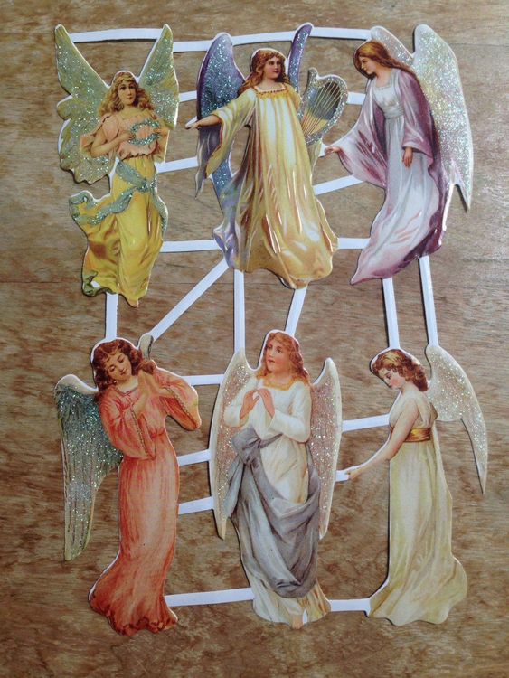 Glanzbilder Oblaten Engel Glitzerflügel (Neu (gemäss Beschreibung)) in Luzern für CHF 4 – mit ...