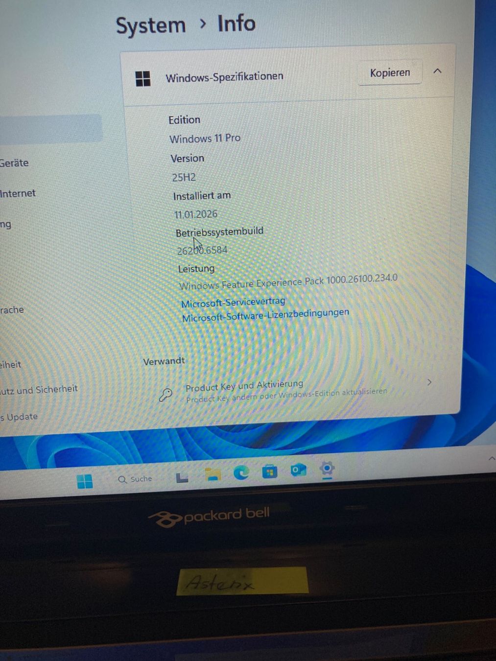Lpt Packard Bell new90 mit cd Laufwerk u win11 (Gebraucht) in ...