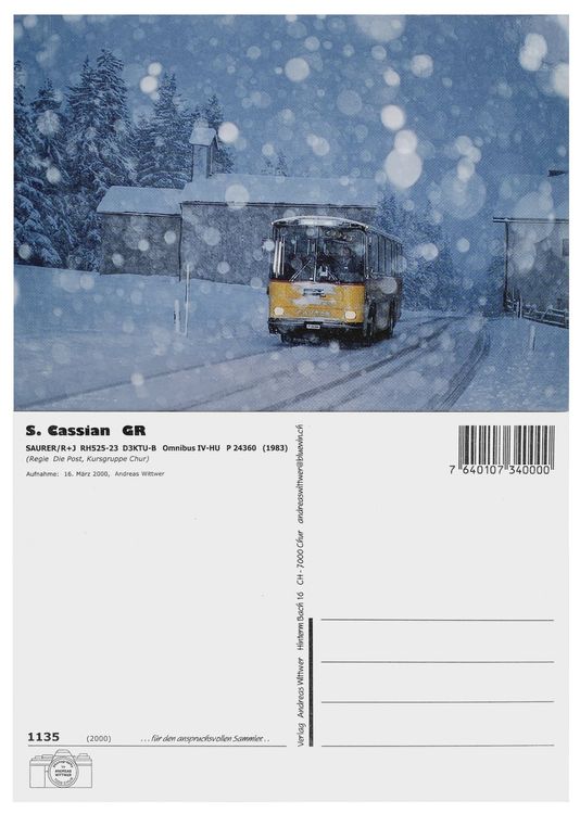 Lantsch Lenz S.Cassian Lenzerheide Postauto Saurer RH525-25 | Kaufen auf Ricardo