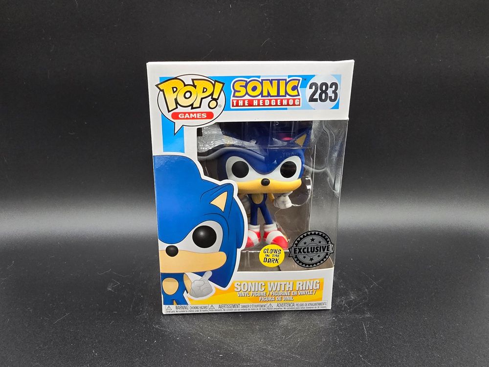 Sonic with Ring 283 - Funko Pop - Glow in the Dark (Gebraucht) in ...