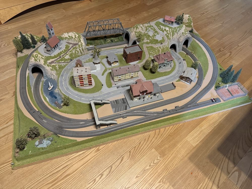 NOCH 18600 Fertiggelände Rosenheim Spur HO 160x100cm (Gebraucht) in ...