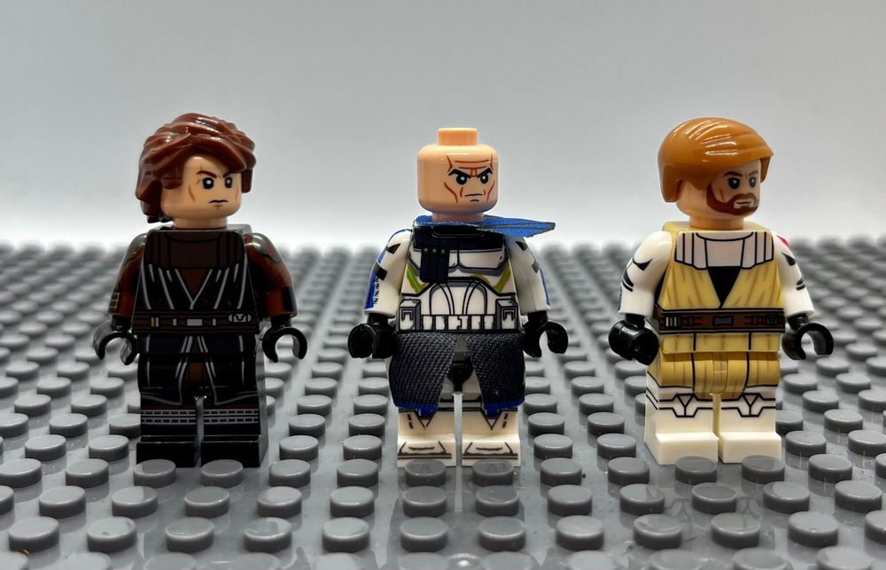Anakin Skywalker, Obi Wan Kenobi & Captain Rex (Clone Wars) (Neu ...