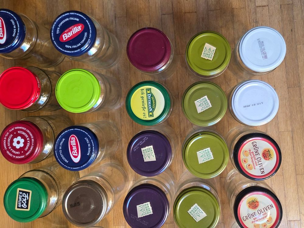 25 Konfigläser/Einmachgläser mit Schraubdecjel (Gebraucht) in Schliern ...