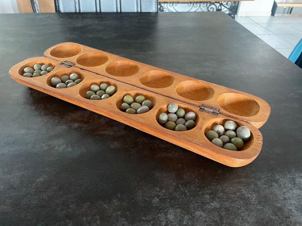 Awalé ou Kalaha Jeu de graines Africain | Kaufen auf Ricardo