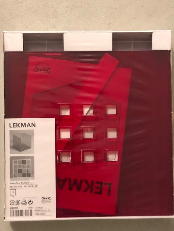 Ikea LEKMAN Box rot | Kaufen auf Ricardo