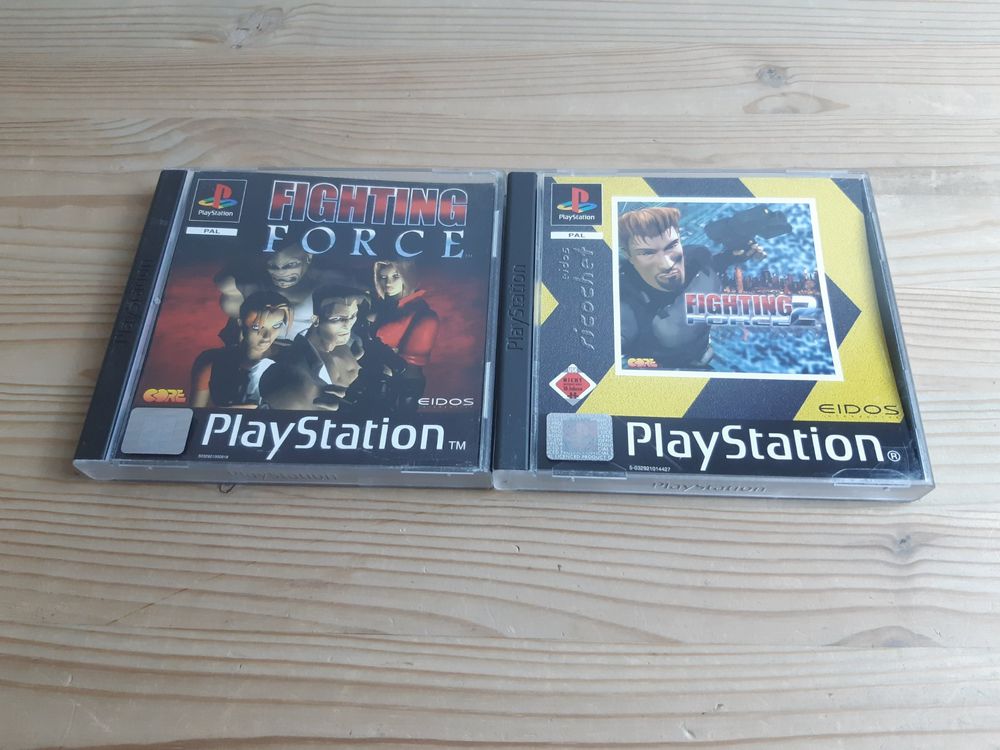 Fighting Force 1 + Fighting Force 2 / 2 PS1 Games (Gebraucht) in Welschenrohr für CHF 42 – mit ...