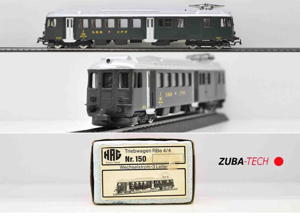 HAG 150 Triebwagen RBe 4/4 SBB H0 WS OVP (Gebraucht) in St. Gallen für CHF 110 – mit Lieferung ...