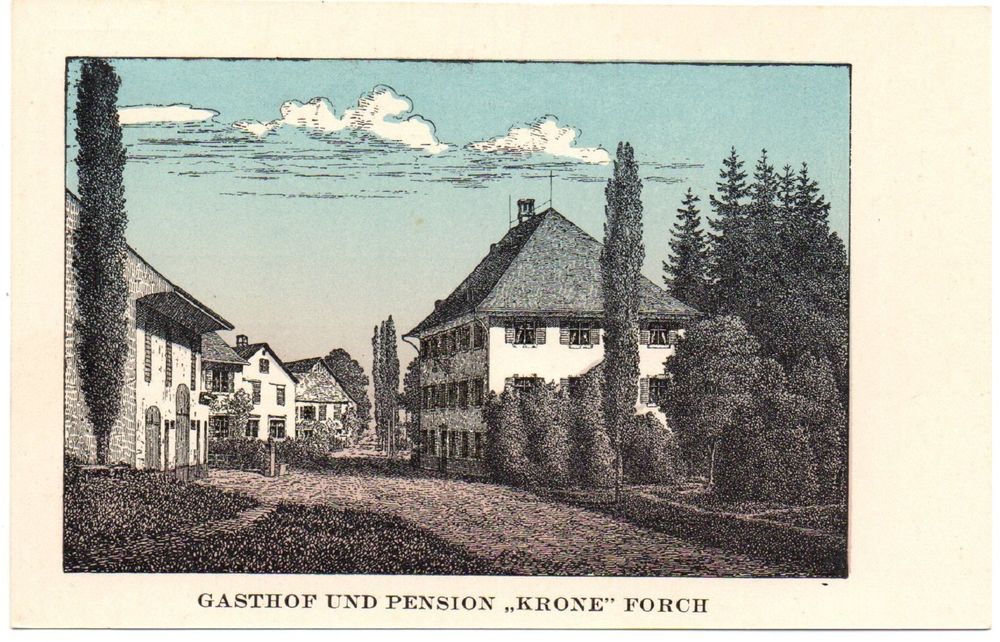 Litho Gasthof Krone Forch Kaufen Auf Ricardo