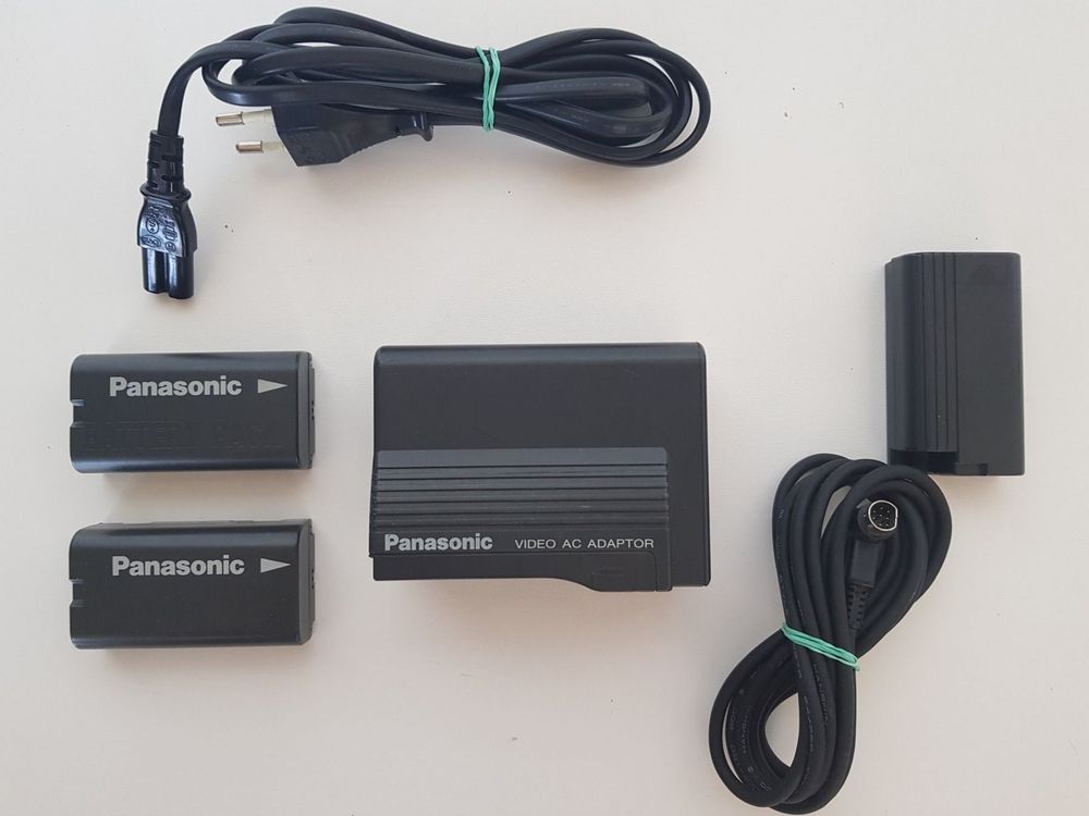 Panasonic 2x VBD1E Akku's und Video AV Adapter VW-AD3 Set | Kaufen auf ...
