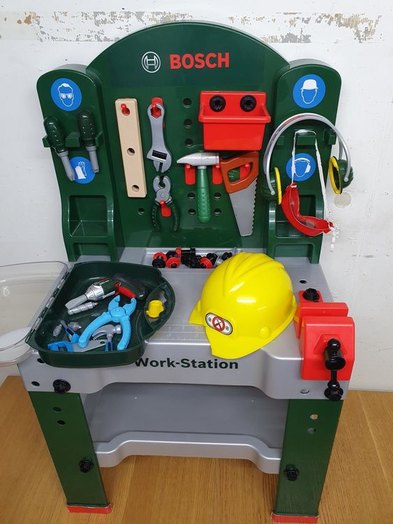 BOSCH Work-Station Werkbank für Kinder mit Werkzeug | Kaufen auf Ricardo