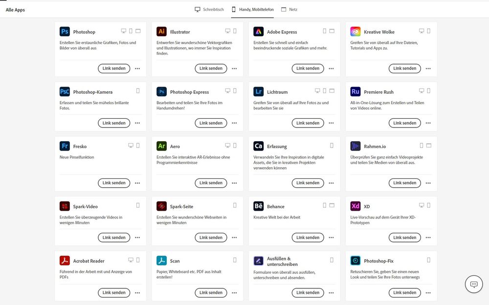 Adobe Creative Cloud - Alle Apps-Windows&Mac | 6M l 1TB l (Gebraucht ...