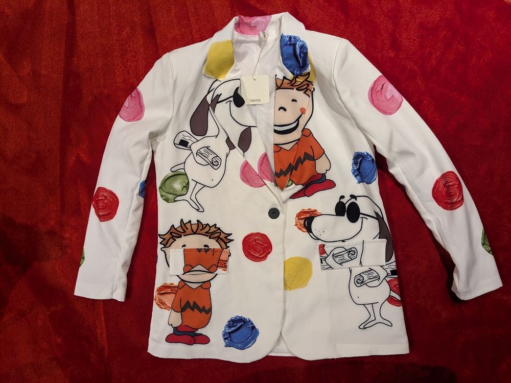 Cooler Snoopy Comic Print Blazer Neu! | Kaufen auf Ricardo