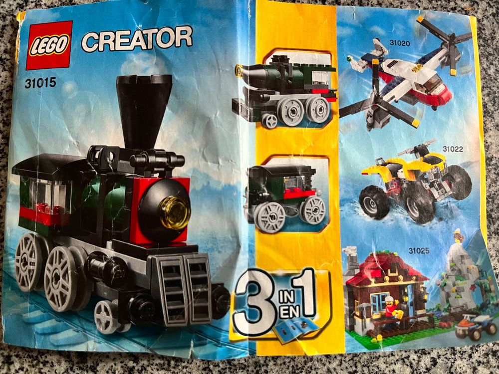 LEGO Creator *Emerald Express 3-in-1* 31015 *KOMPLETT* | Kaufen auf Ricardo