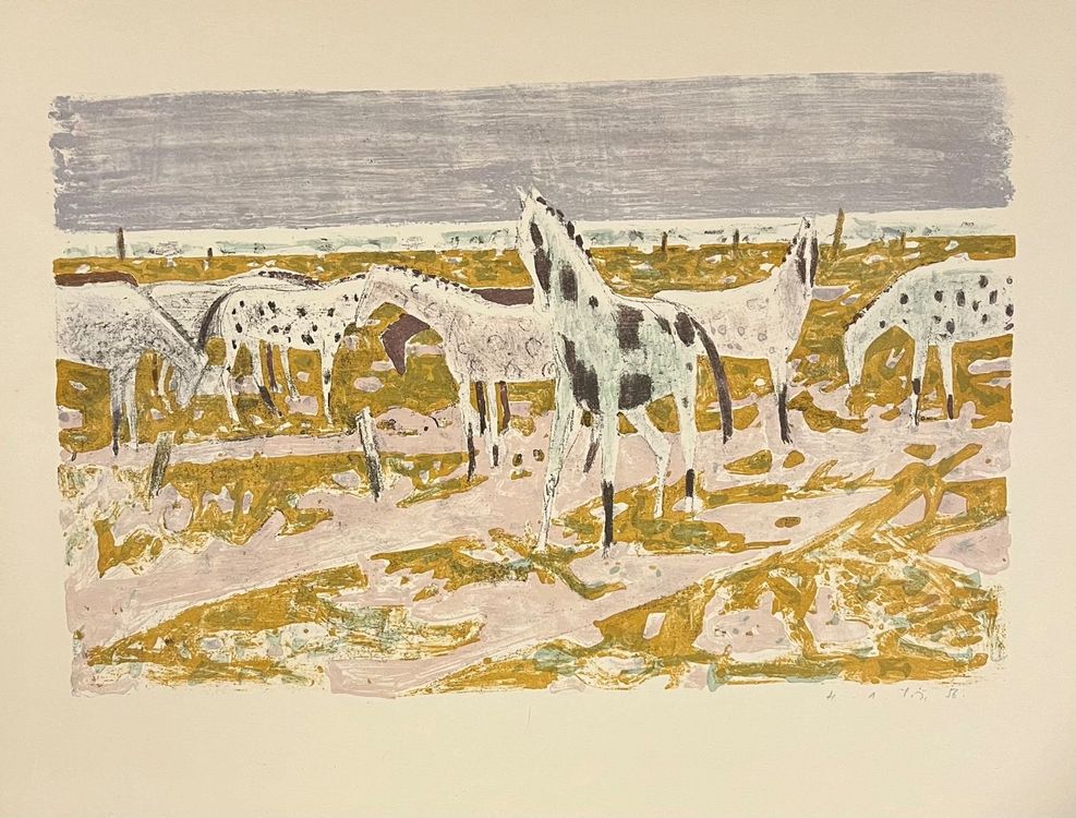 Hermann Alfred Sigg (1924) Lithographie Handsigniert | Kaufen auf Ricardo