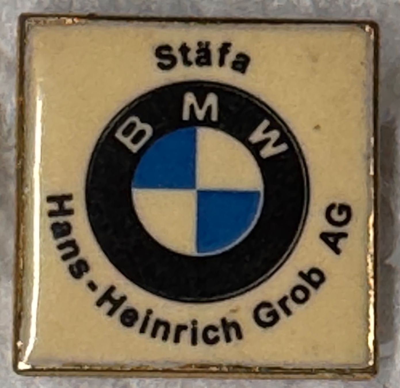 BMW Stäfa Pin/Anstecker Hans-Heinrich Grob AG (Gebraucht) in Andwil SG ...