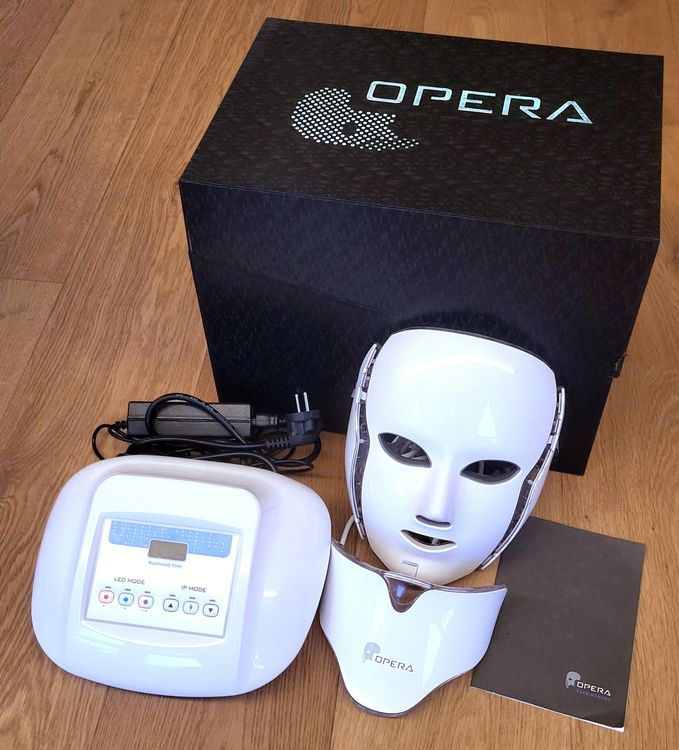 OPERA LED Face Neck Mask with Galvanic - Professional (Gebraucht) in ...