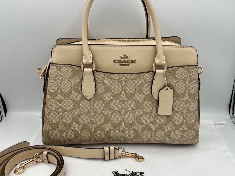Coach Tasche Darcie Carryall light khaki multi (Neu und ...