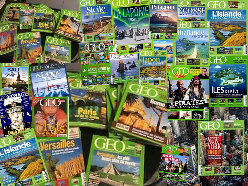 GEO magazine, dès le numéro 1, sur 40 ans (D'occasion) à Prilly pour ...