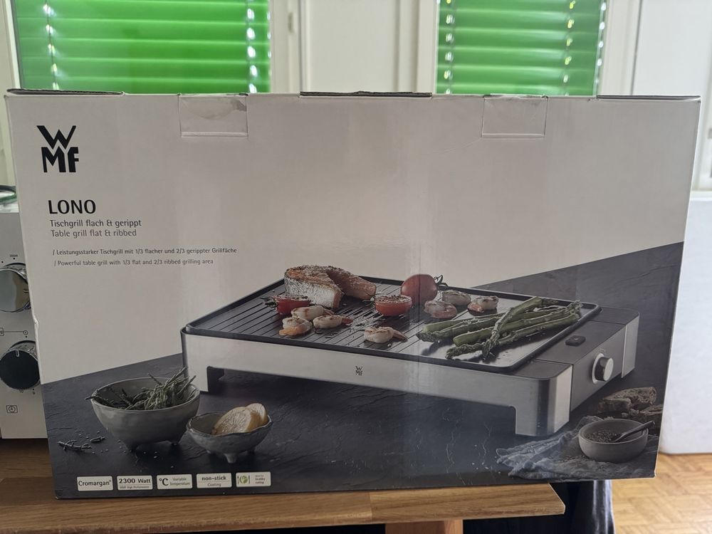 WMF Lono Tischgrill - Flach & gerippt NEU UNGEÖFFNET! (Neu und originalverpackt) in Zürich für ...